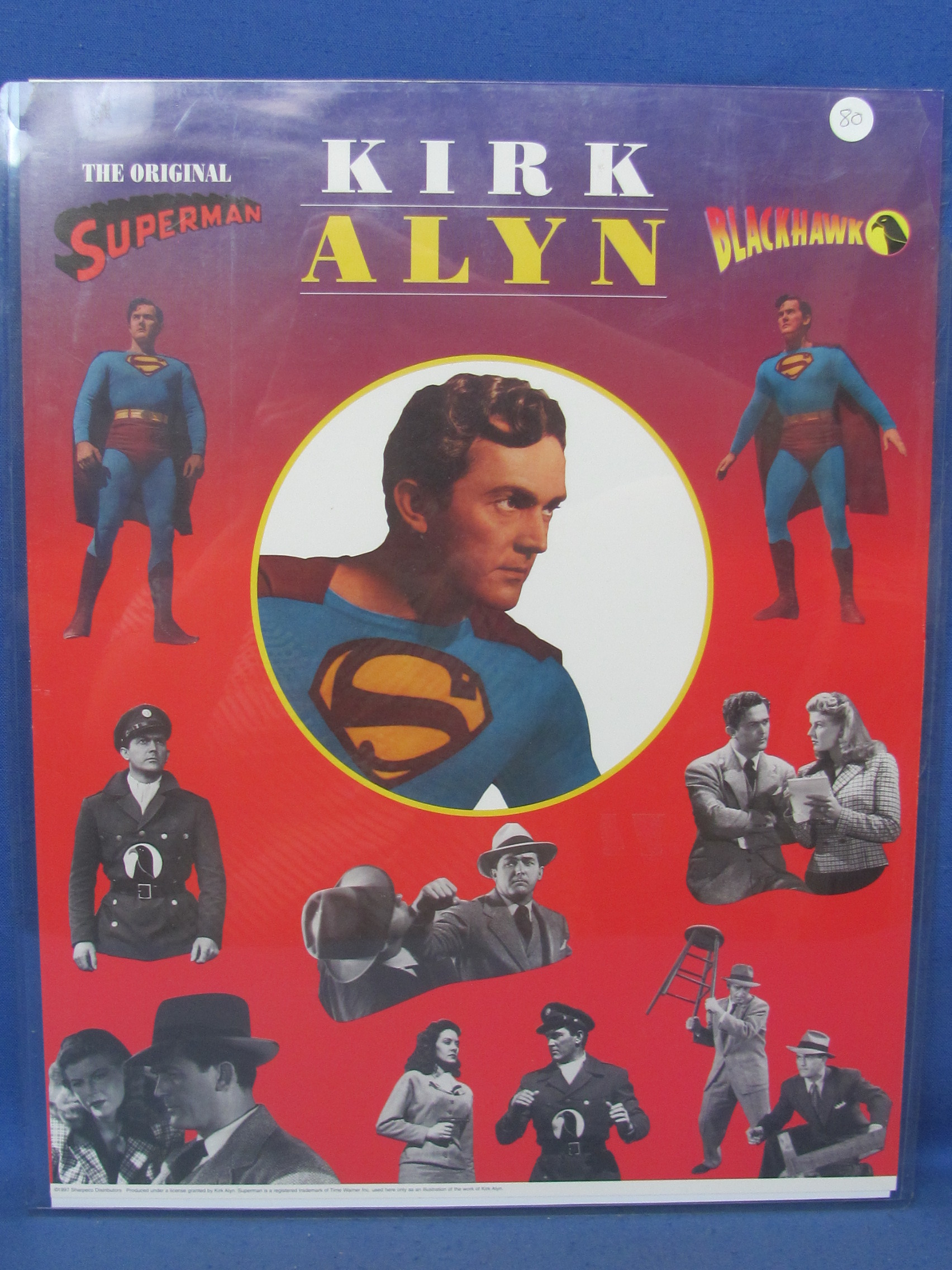 Kirk Alyn Poster Blackhawk (1952 Serial) Framed Poster Comic Book