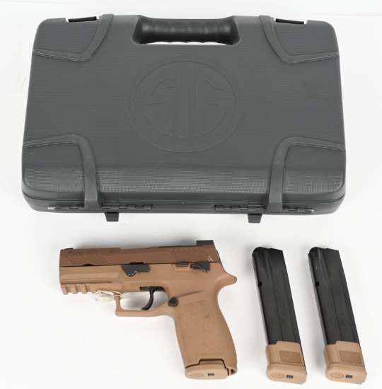 SIG SAUER P320 M18 SEMI AUTO PISTOL WITH CASE | Guns & Military ...