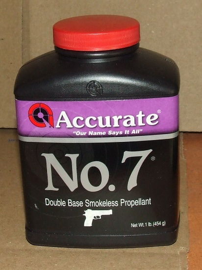 Accurate No 7 Powder 1 Pound | Guns & Military Artifacts Reloading ...