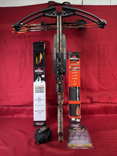 Wicked Ridge Warrior G3 Ten Point Crossbow w/Ten Point Scope, 12 Wicked ...