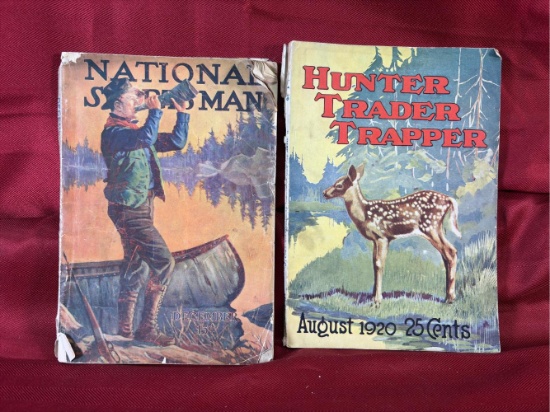 2 Vintage Magazines-1916 National Sportsman & 1920 Hunter Trader ...