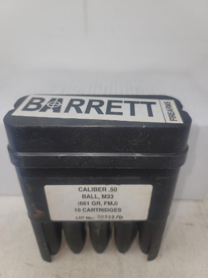 Barrett Firearms 50 Cal Ball, M33 | Online Auctions | Proxibid