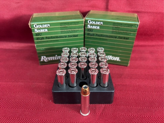 2-25 RD Remington Golden Saber 357 MAG 125 gr Brass JHP | Guns ...