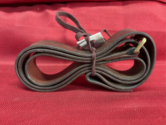 Reddish-Brown Leather 96 Swedish Mauser Rifle Sling | Guns & Military ...