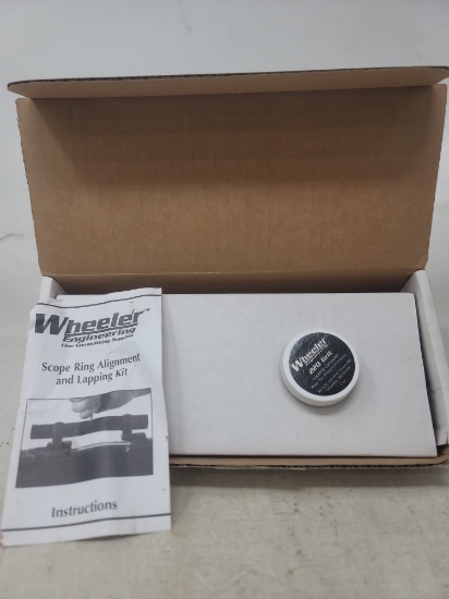 Wheeler scope ring alignment & lapping kit | Online Auctions | Proxibid