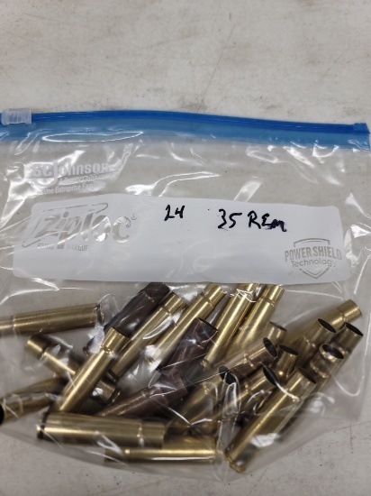 24 pcs 35 Rem brass | Guns & Military Artifacts Reloading Supplies | Online Auctions | Proxibid