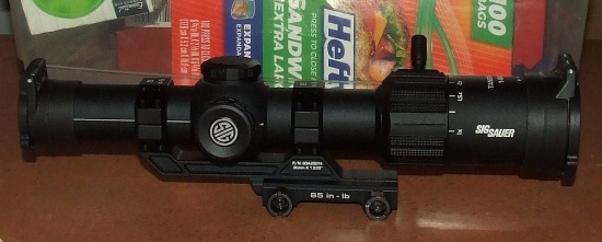 Sig Tango – MSR 1-6X24 Scope with Mount | Online Auctions | Proxibid