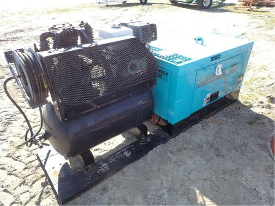 MultiQuip Diesel Welder and Air Compressor | Online Auctions | Proxibid