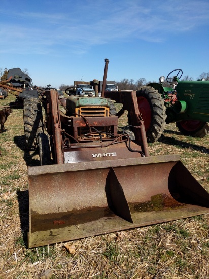 Oliver 550 w/1551 whute loader tractor | Online Auctions | Proxibid