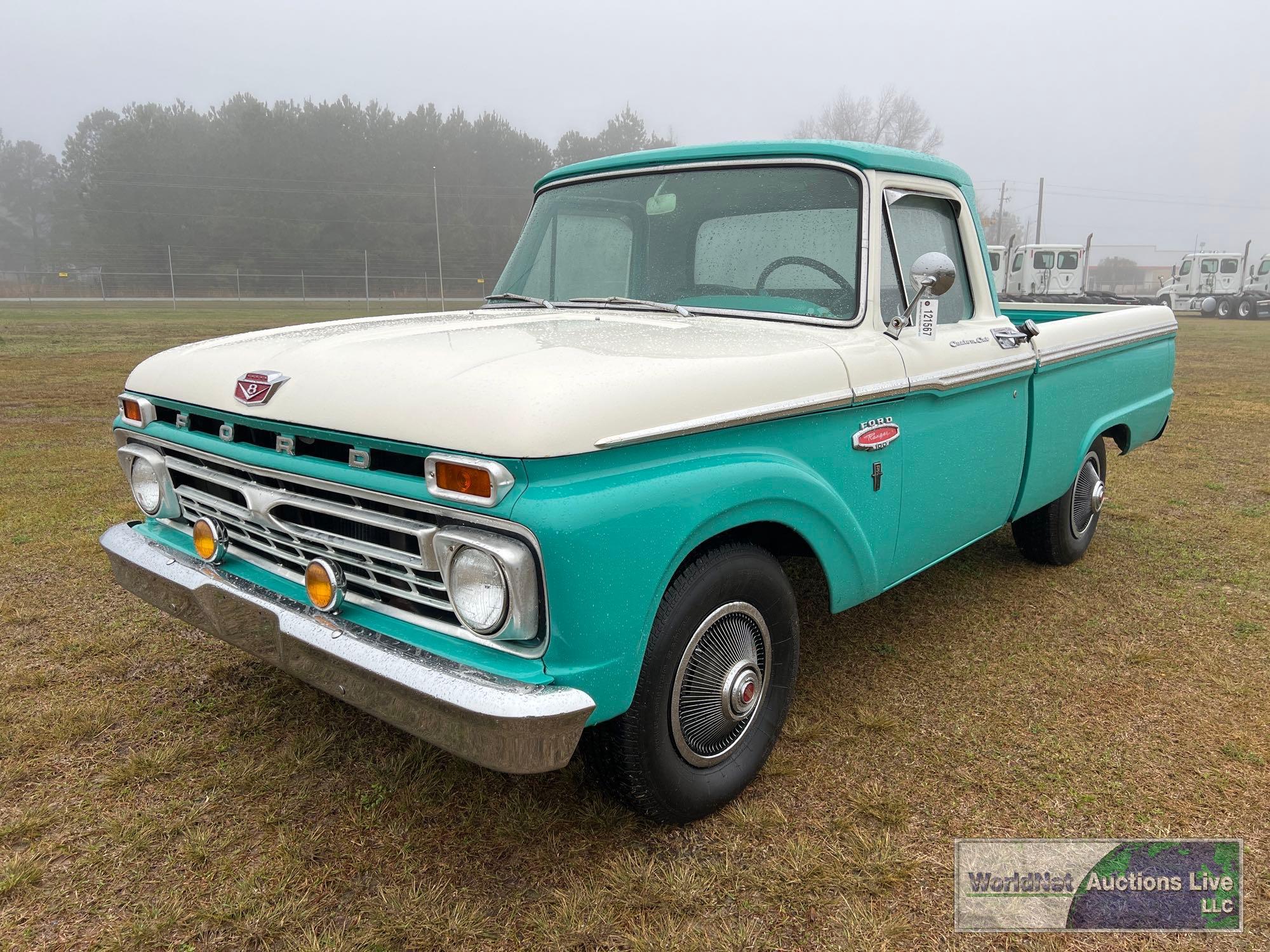 1965 FORD F100 RANGER VIN-F10DL645030 | Proxibid