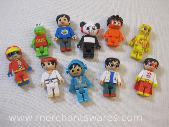 Ten Ryan's World Lego Style Figures, 7 oz | Art, Antiques ...