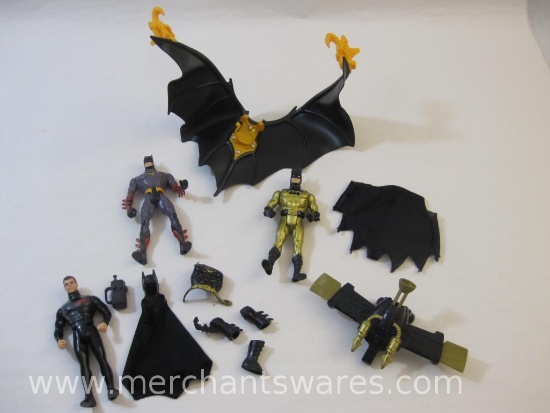 Two Batman Action Figures and Accessories including Quick Change Batman ...
