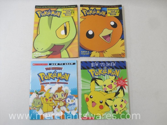 Three Early 2000s Pokemon Drawing Books, How to Draw Pokemon, Coloring ...