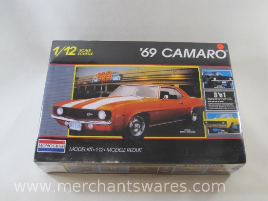 2005 SEALED '69 Camaro 1/12 Scale Model Kit Monogram Brand, 3lb 7oz ...