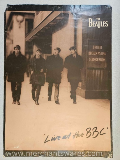 Vintage The Beatles Live at the BBC Poster, see pictures for condition ...