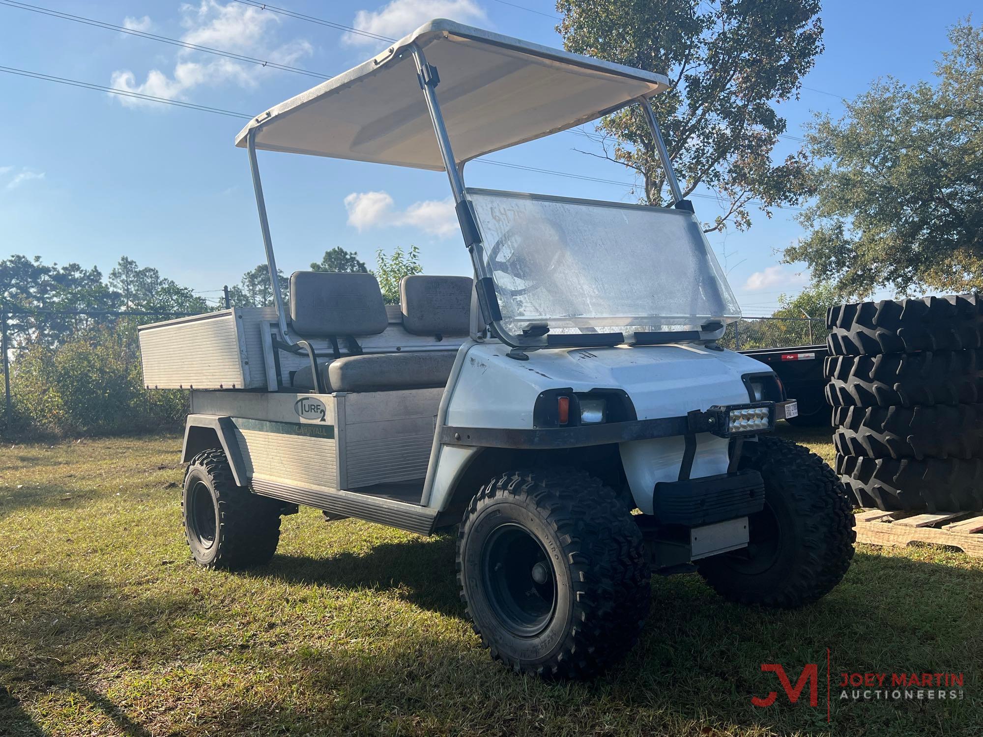 CLUB CAR TURF2 CARRYALL GOLF CART | Proxibid