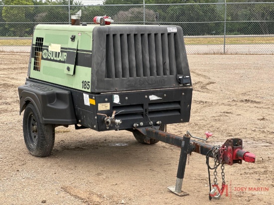 SULLAIR 185D TOWABLE AIR COMPRESSOR | Heavy Construction Equipment ...
