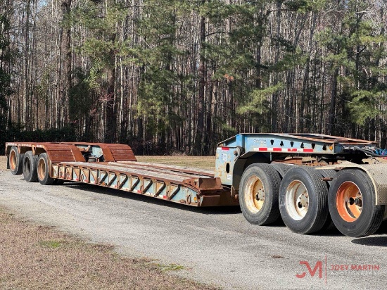 1998 TRAIL KING HG SERIES TRI-AXLE LOWBOY EQUIPMENT TRAILER ...