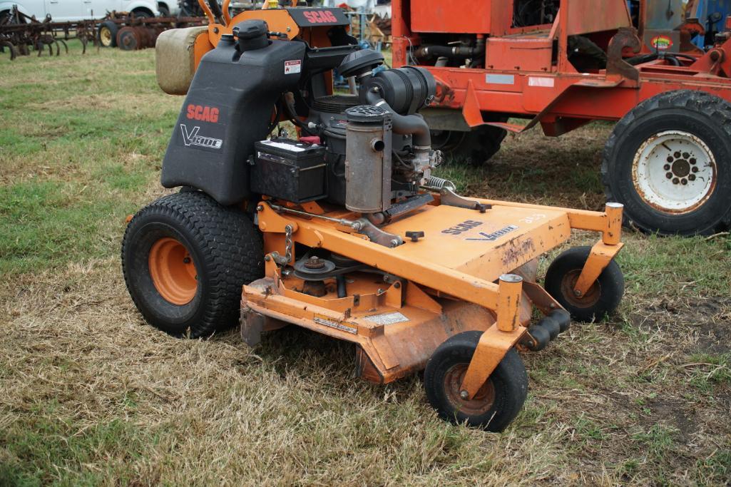 253 - SCAG MODEL SVR48V-22FX V RIDE MOWER | Proxibid