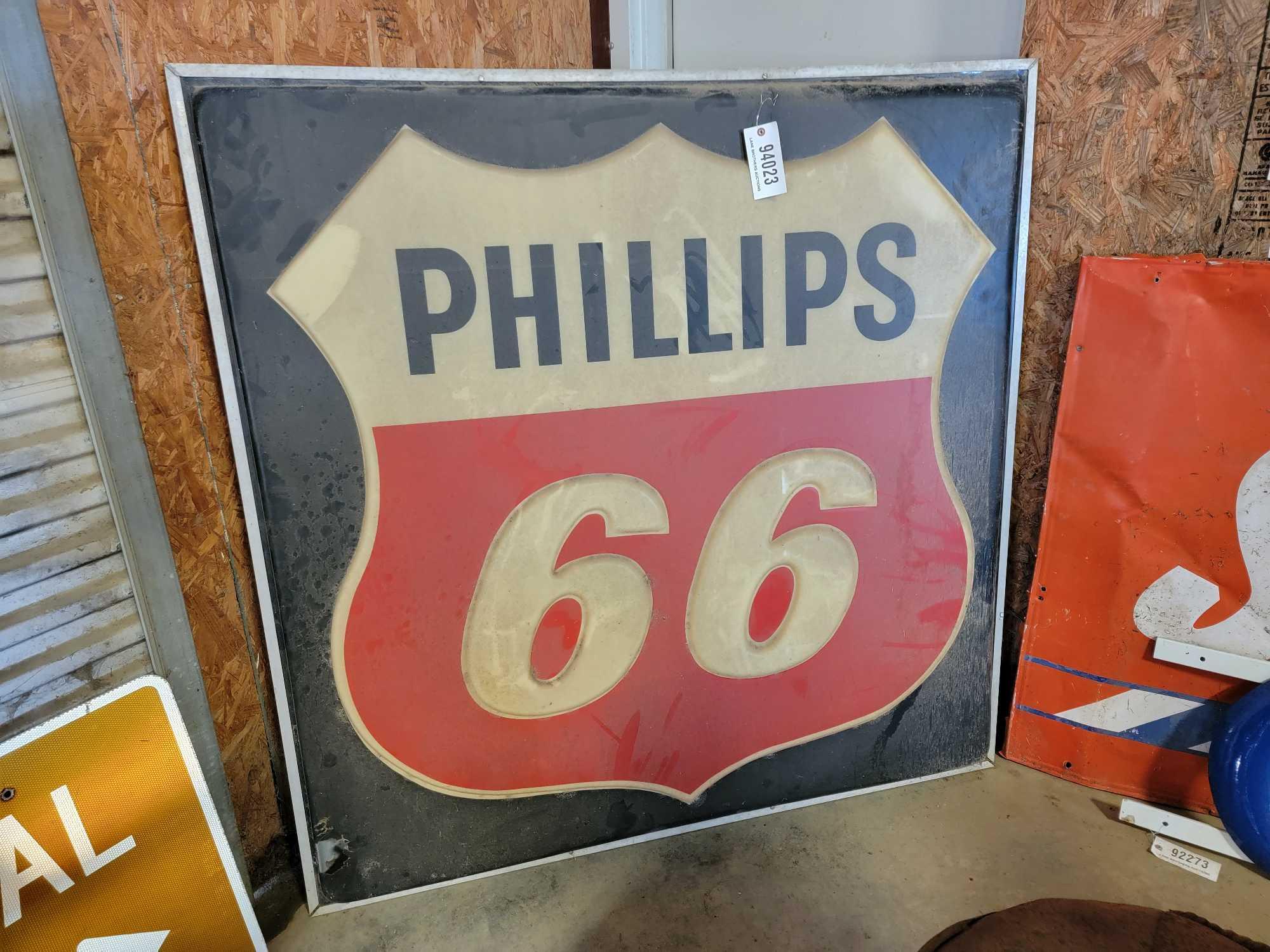 PHILLIPS 66 PLASTIC SIGN | Proxibid