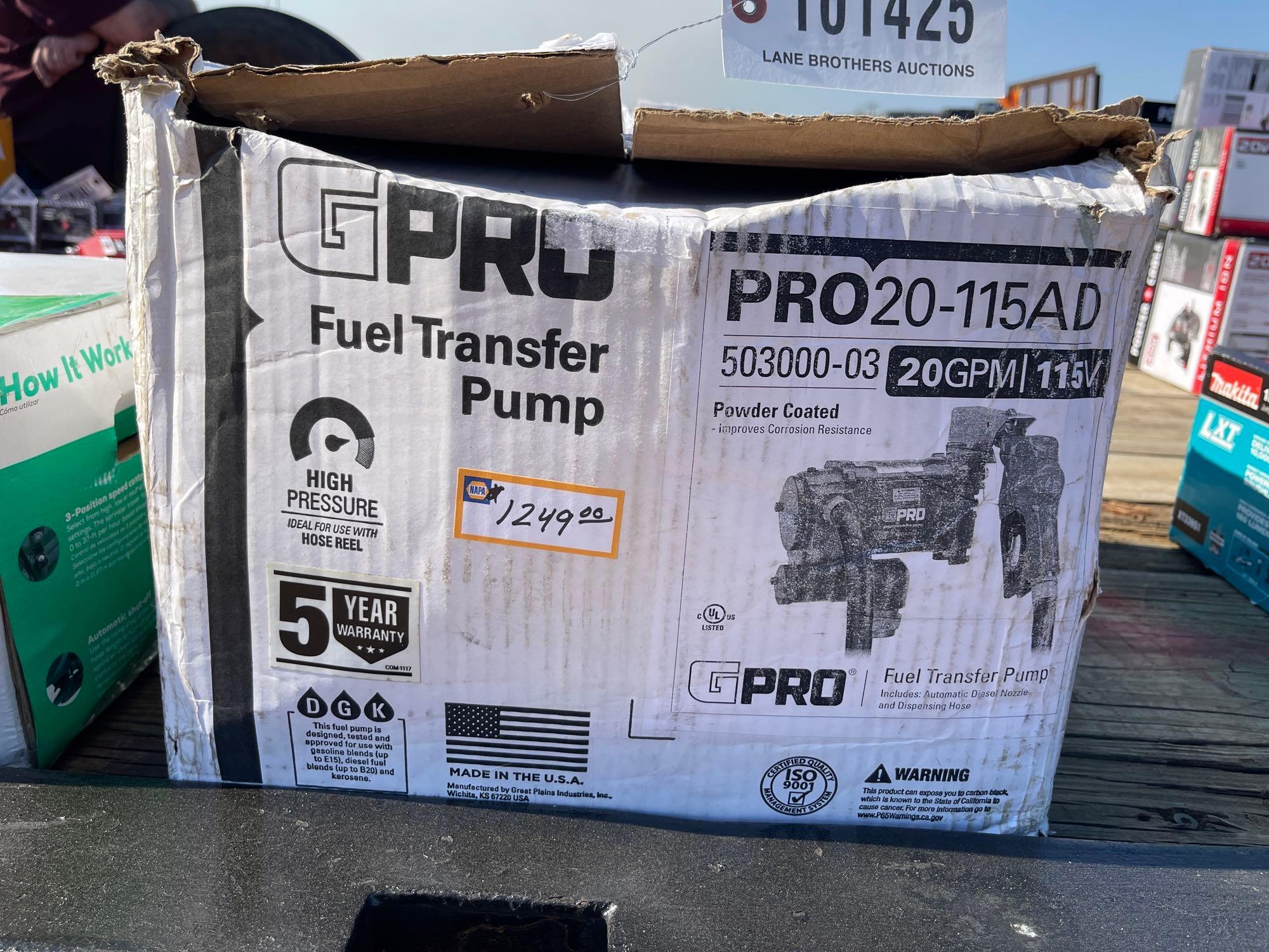 1953 - PRO20-175AD 115V FUEL PUMP | Proxibid