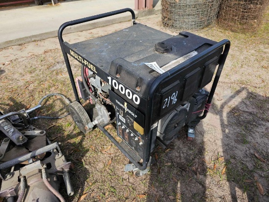 2196 - THUNDERBOLT 10,000 WATT GENERATOR | Online Auctions | Proxibid