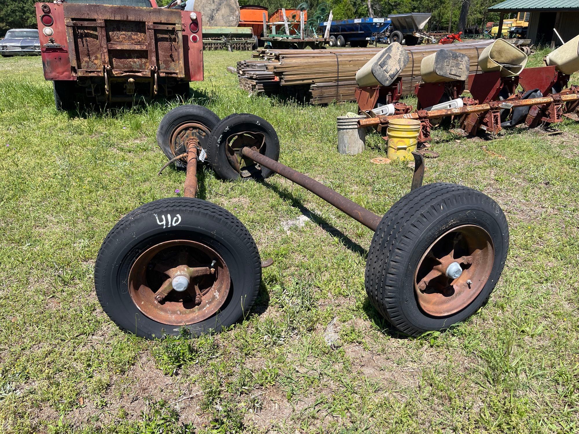 410 - ABSOLUTE - 2 MOBIL HOME AXLES & TIRES | Proxibid