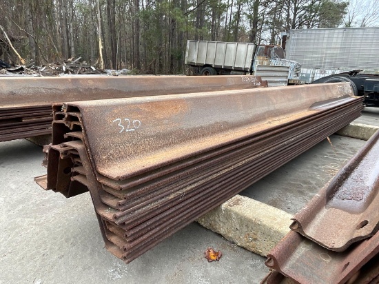 320 - 9 PC PZ27 SHEET PILING | Online Auctions | Proxibid