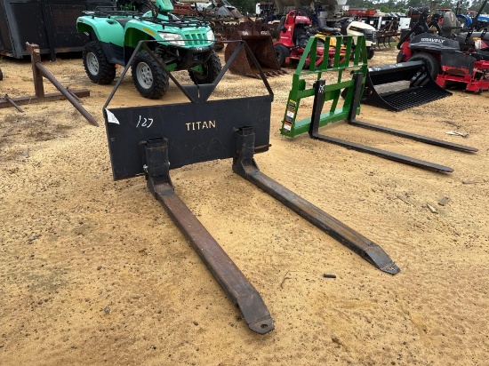 127 - TITAN QUICK ATTACH FORKS | Heavy Construction Equipment ...