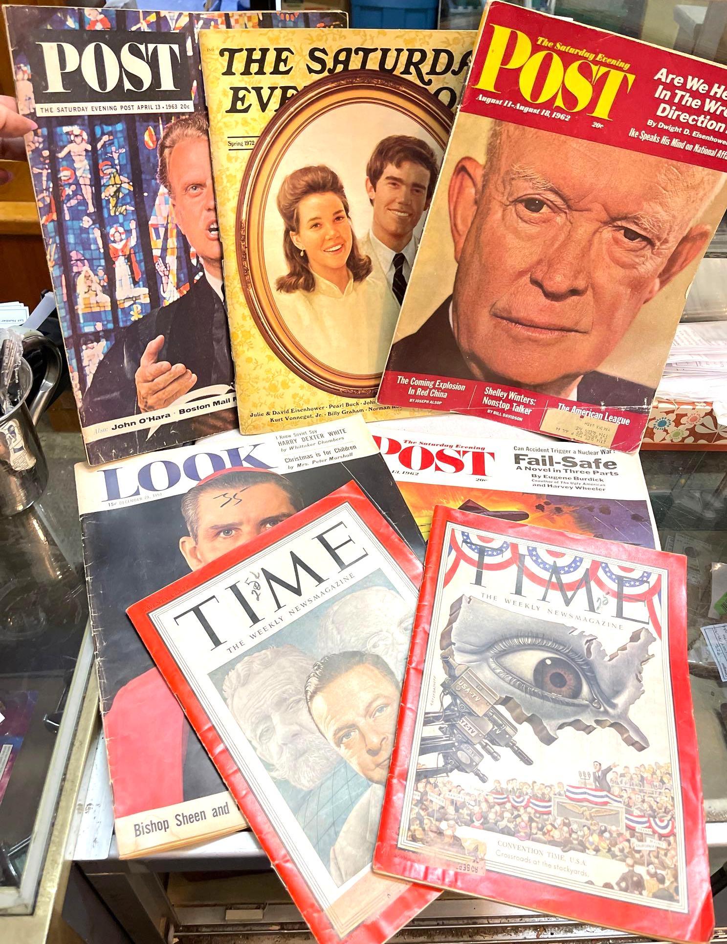 2 Vintage Time Magazines 1951 and 3 Post Mags | Proxibid