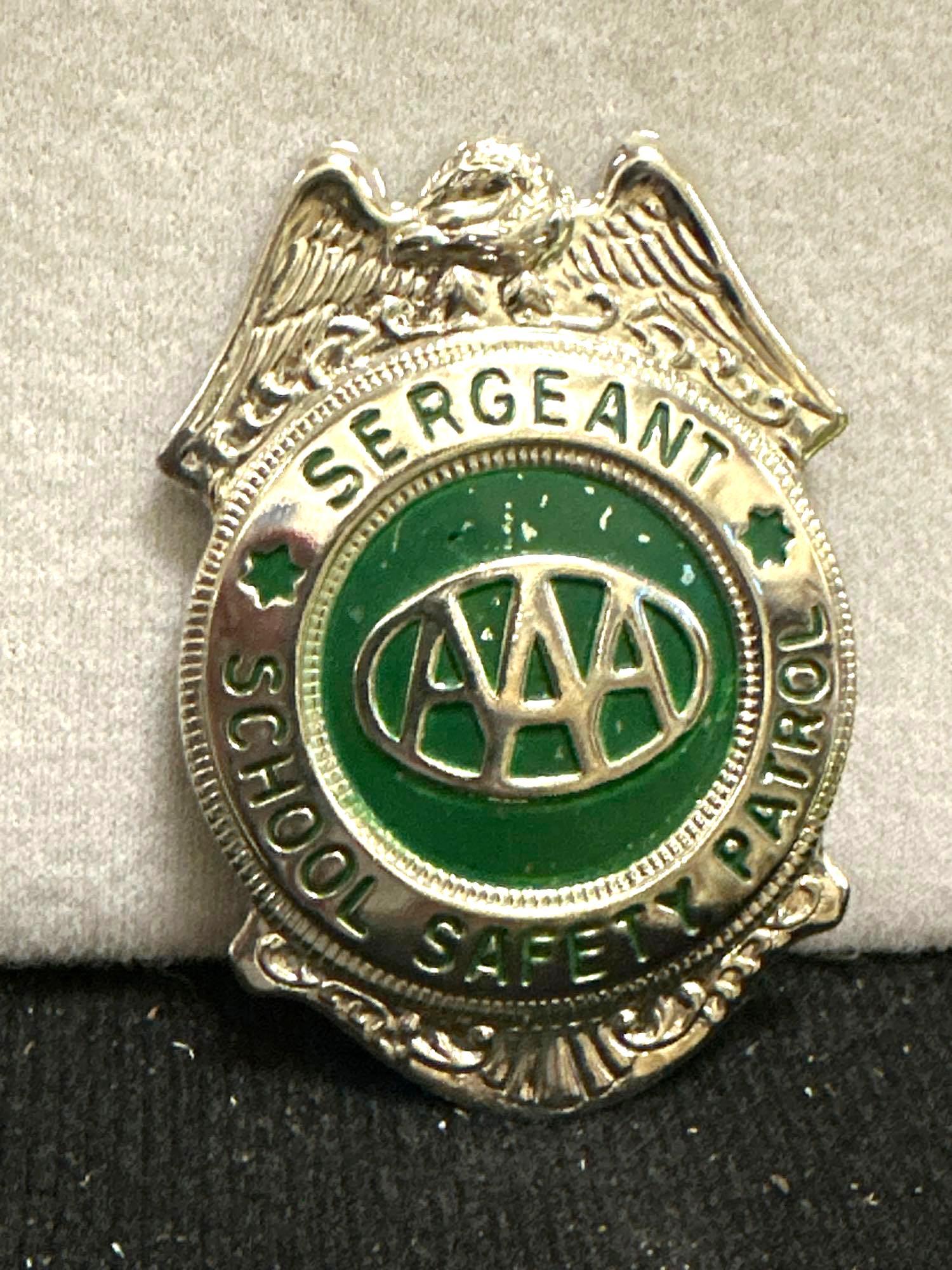 School Safety Patrol Badges Vintage 1960s Captain Safety Patrol AAA