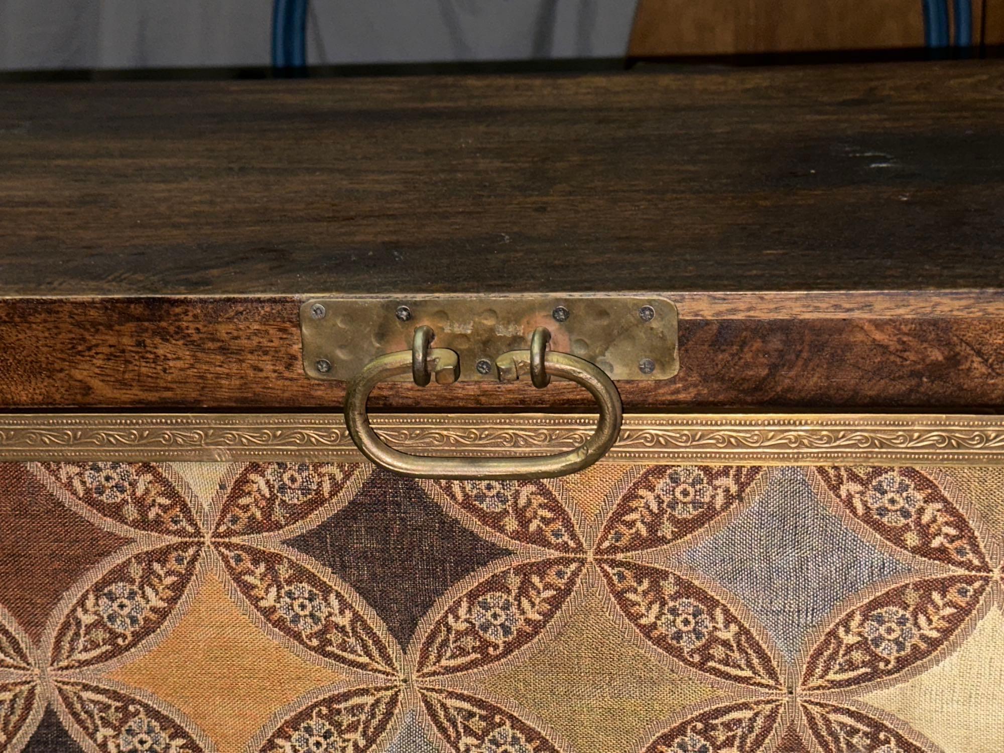 Pier One Storage Trunks Wicker Storage Trunk Bombay Teawash Brown