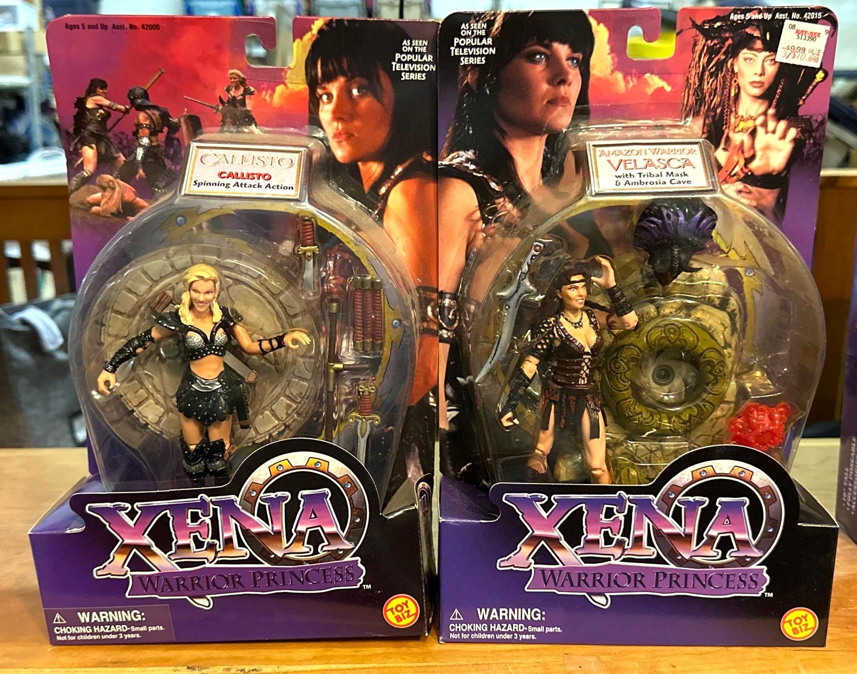 2 NIB 1990's Xena Warrior Princess Action Figures | Proxibid