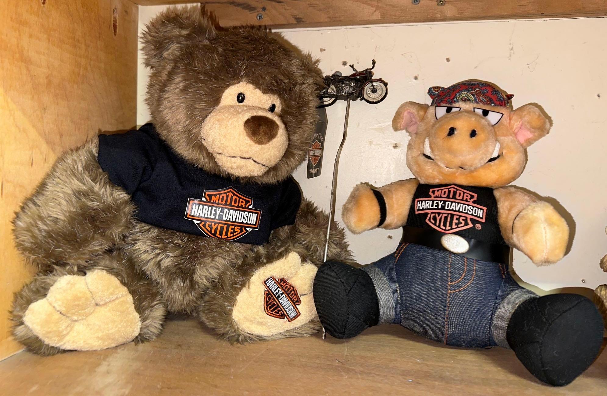 Harley davidson stuffed pig store