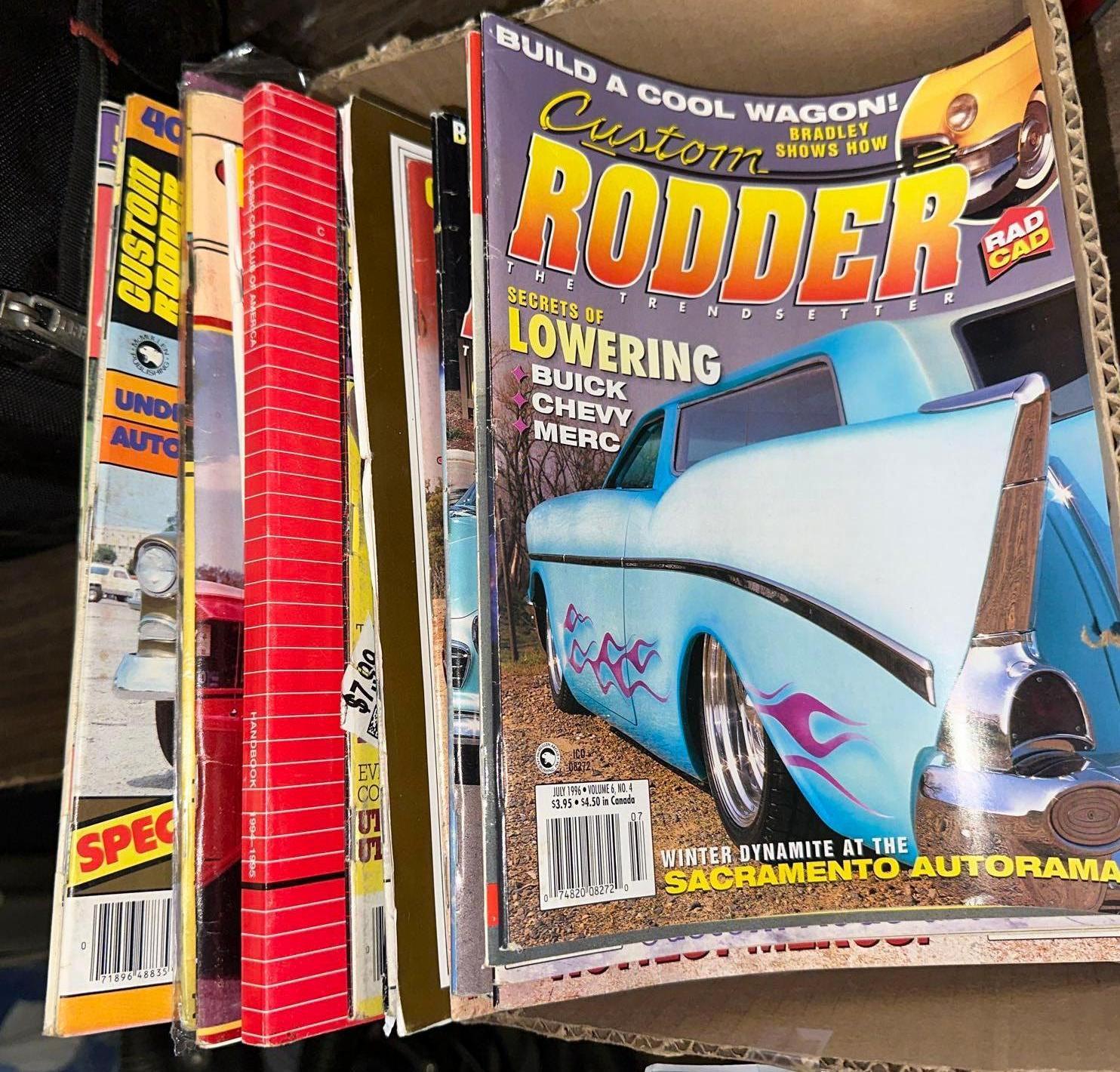 Box Full of Vintage Hot Rod Magazines | Proxibid