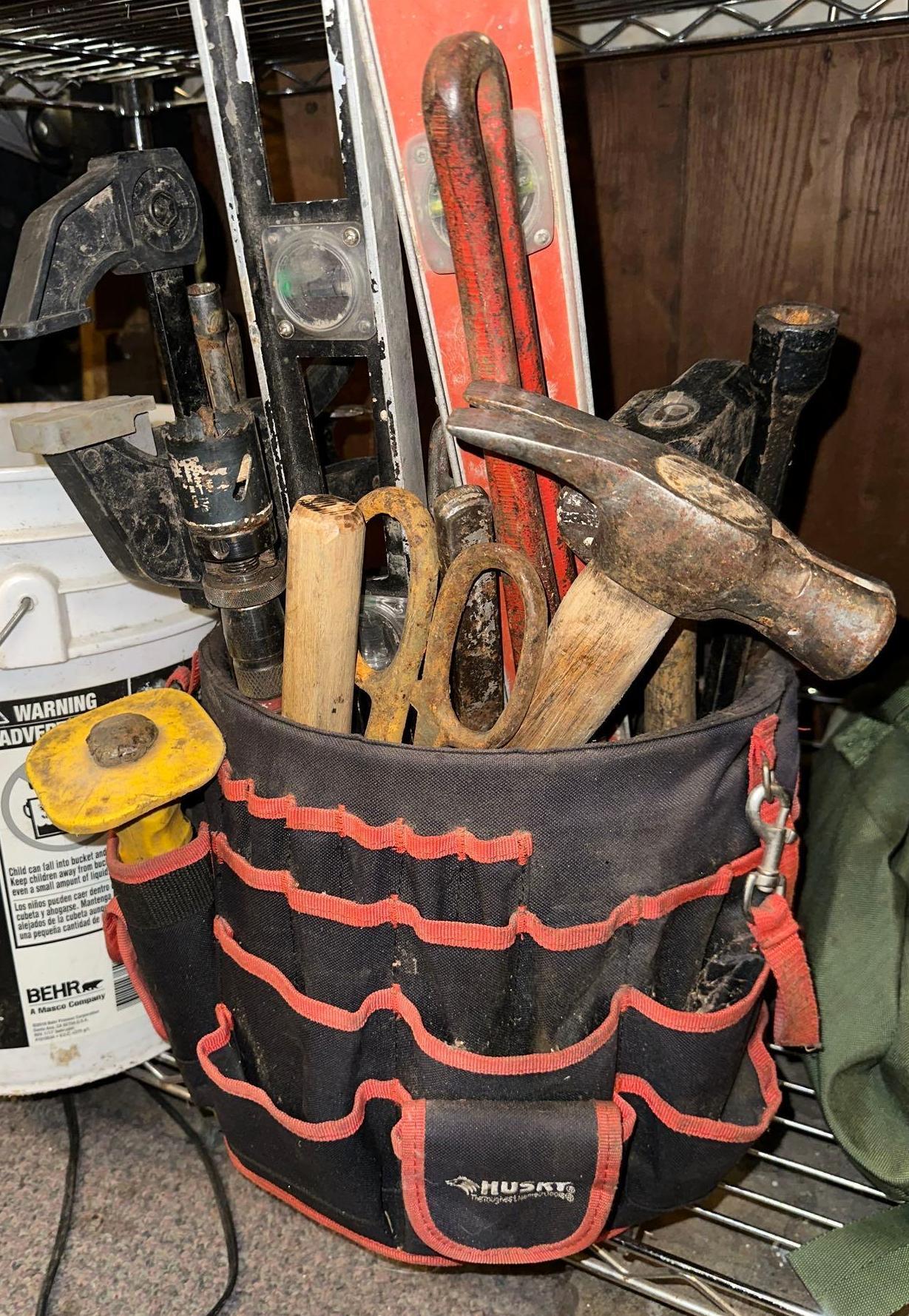 Husky Tool Bucket with Tools | Proxibid