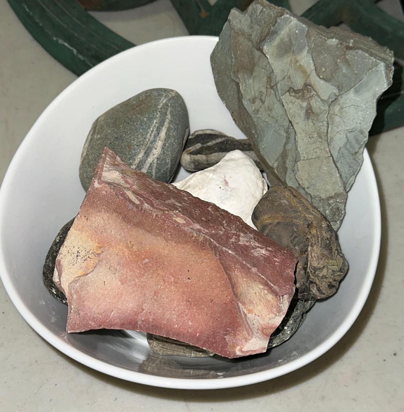 Bowl Full of Cool Rocks- unsearched from Storage | Proxibid