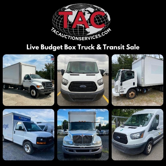 TAC Auction Auction Catalog - TIMED Budget Box Truck & Transit Van - 9/ ...