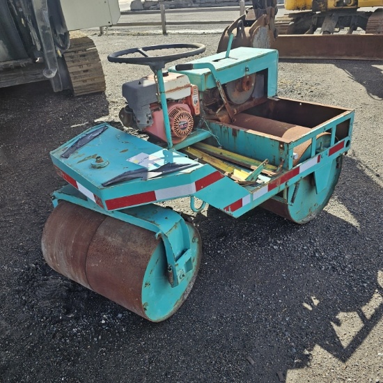 1 Ton Double Drum Roller | Heavy Construction Equipment Rollers Tandem ...