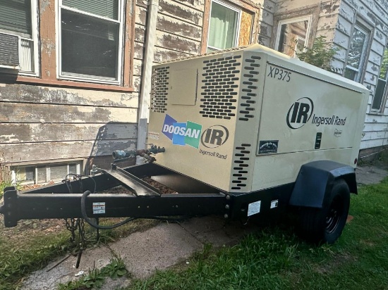 2011 Doosan Xp375 Tow-behind Air Compressor | Heavy Construction ...