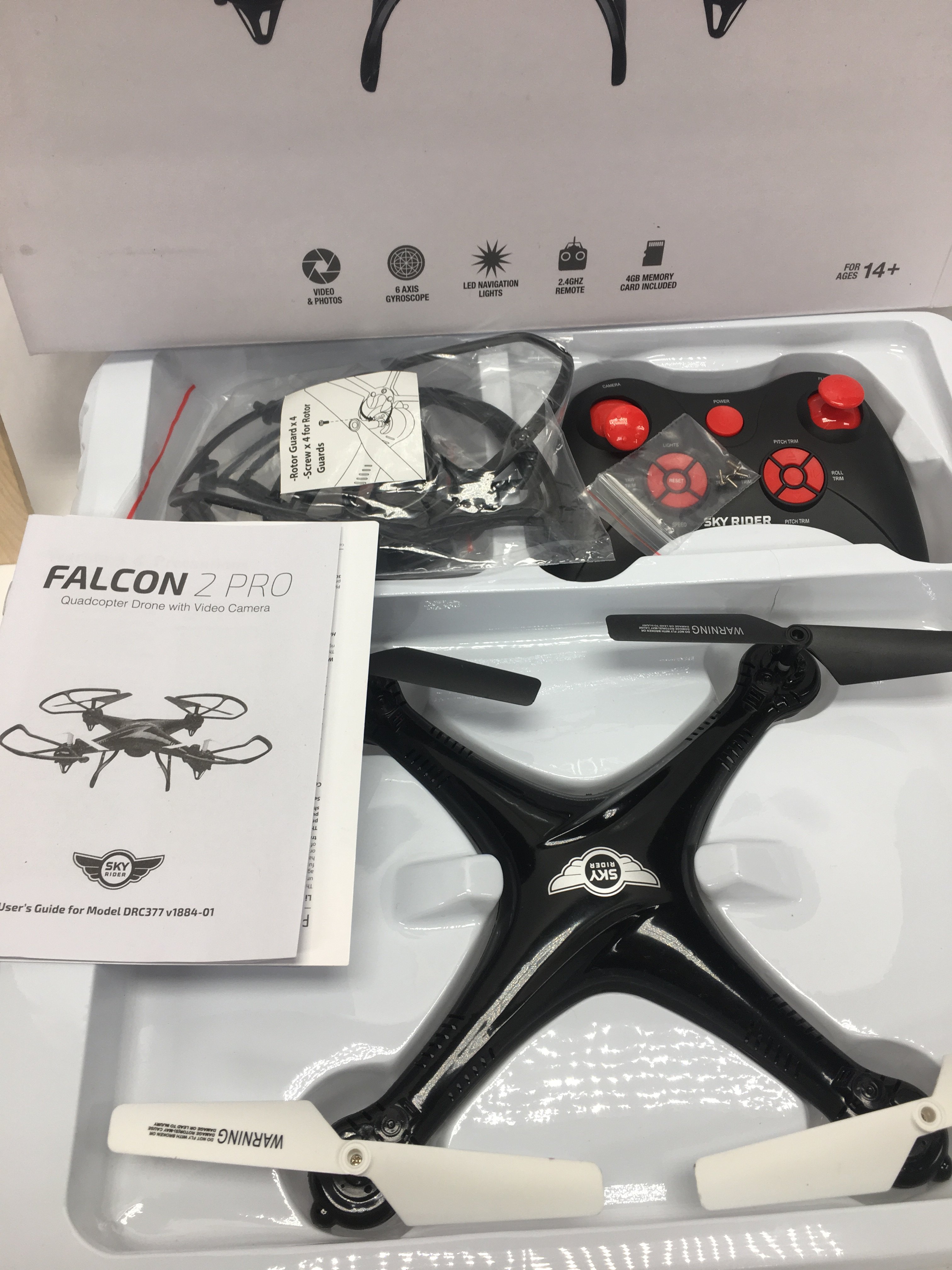 Sky Rider Falcon 2 Pro Quadcopter Drone with Proxibid