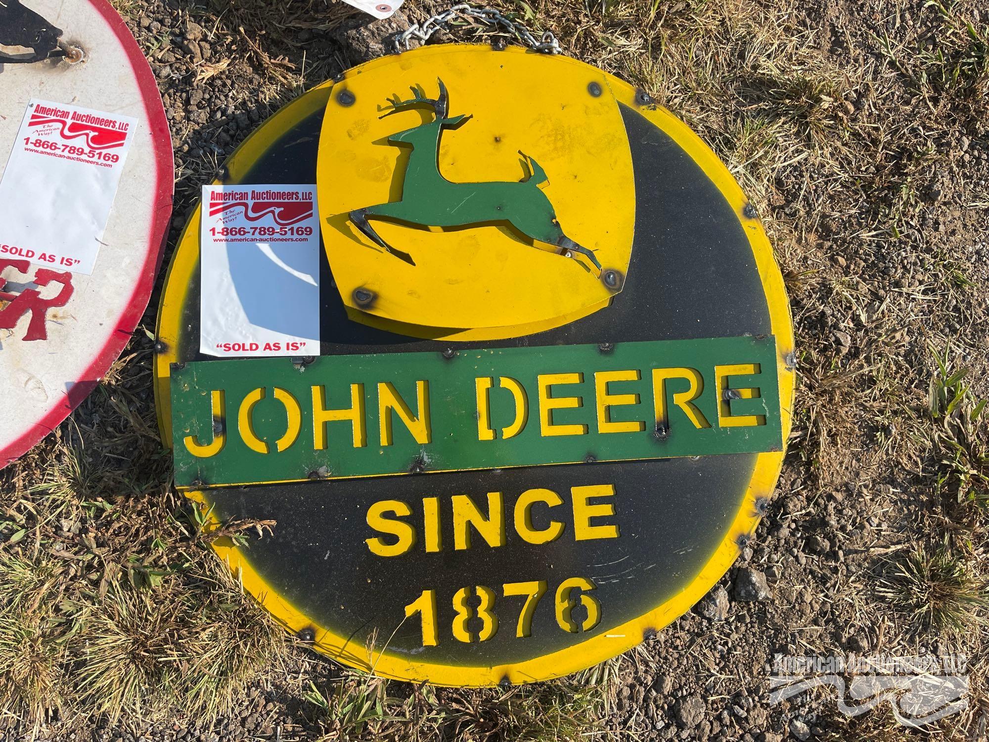 John Deere Tin Sign