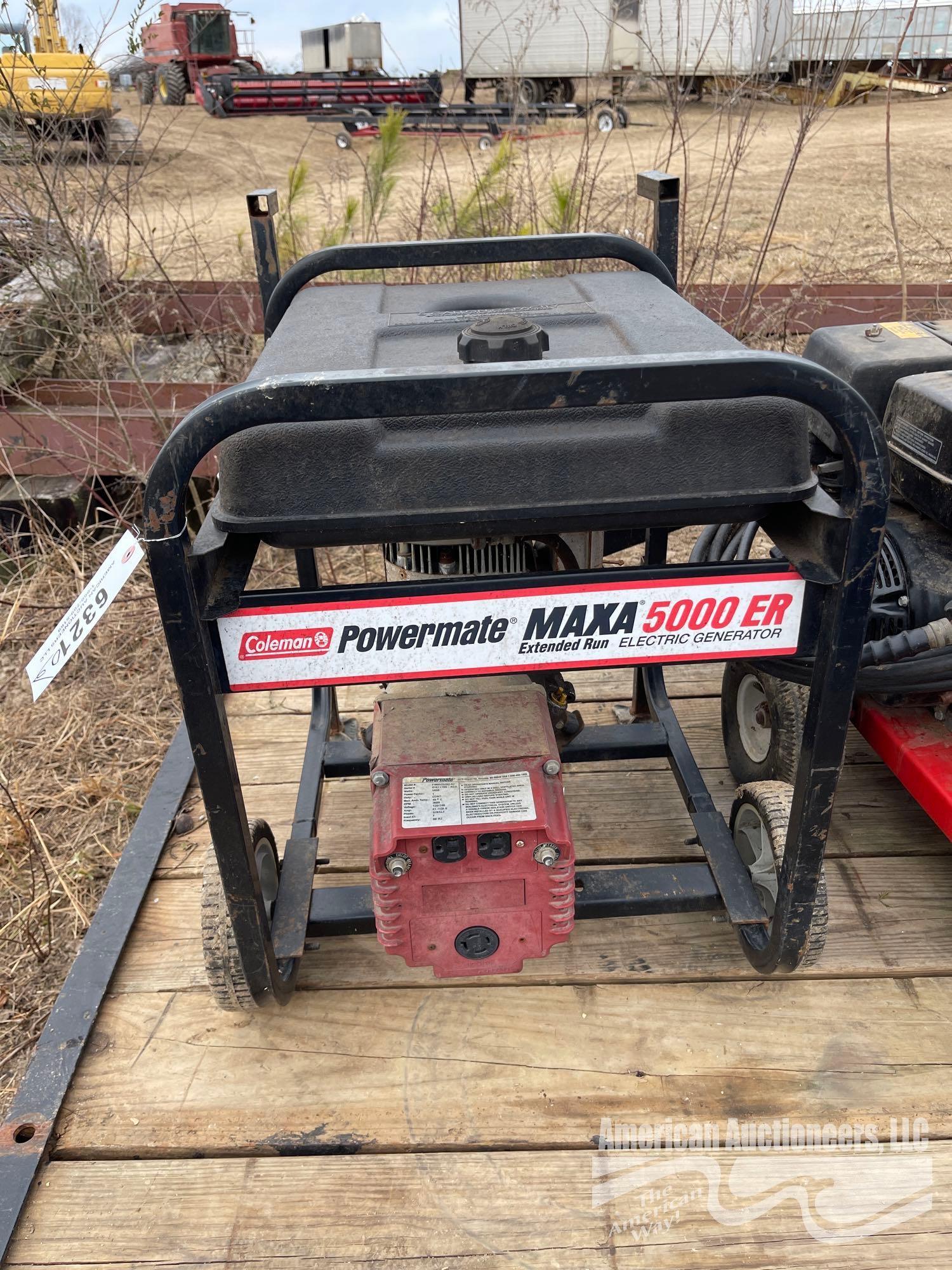 COLEMAN POWERMATE MAXA 5000 ER GENERATOR | Proxibid