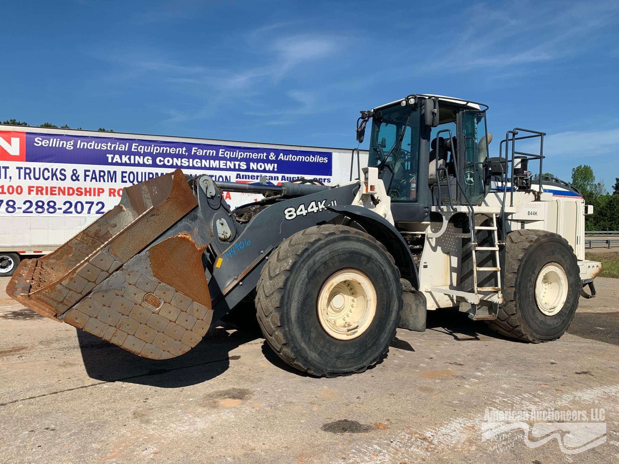 JOHN DEERE 844 K-11 RUBBER TIRE LOADER | Proxibid