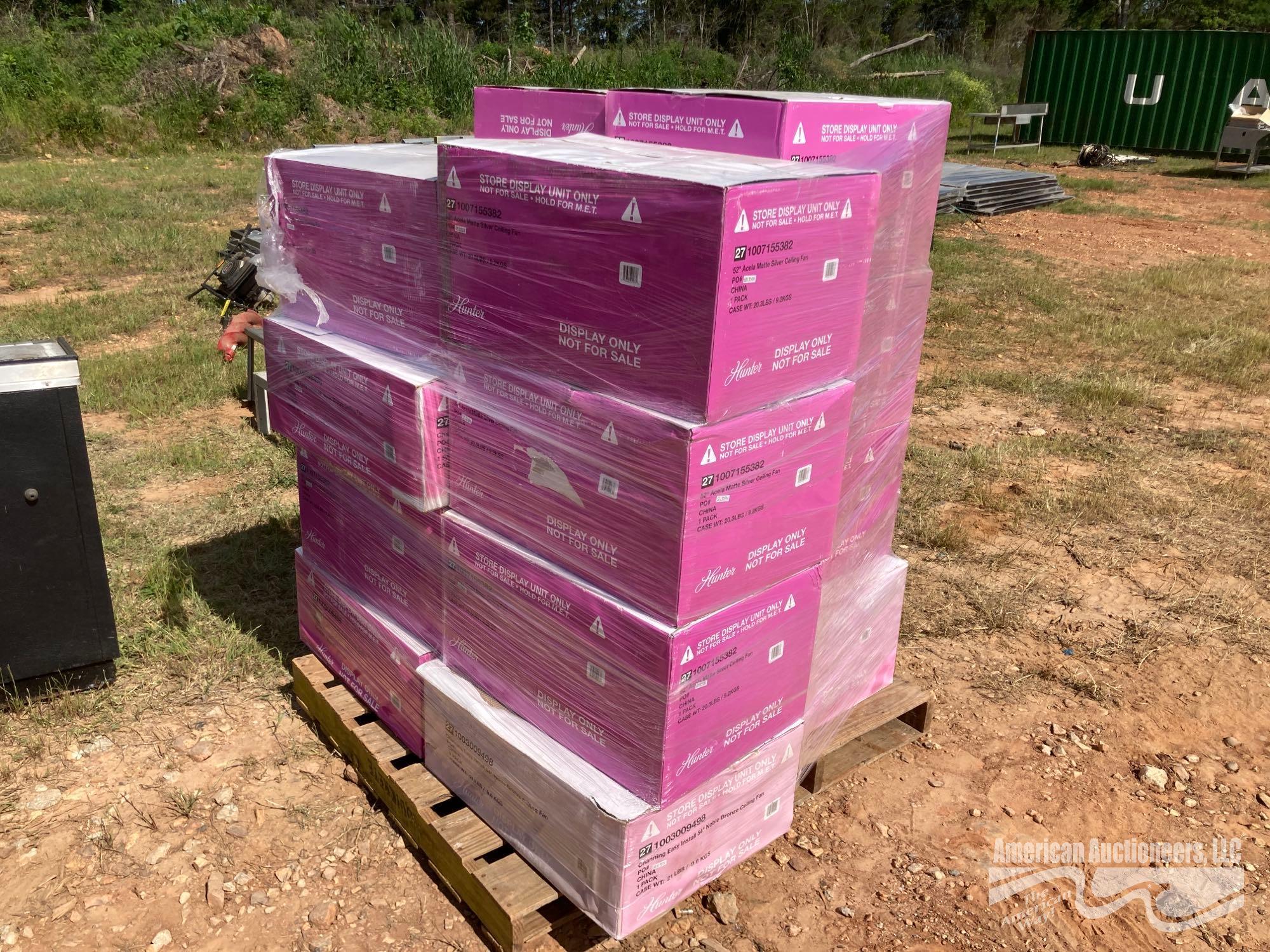 PALLET OF HUNTER CEILING FANS | Proxibid
