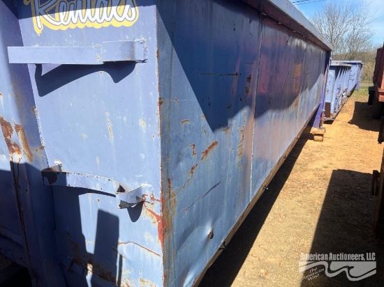 30 YARD OPEN TOP ROLL OF CONTAINER | Heavy Construction Equipment Light ...