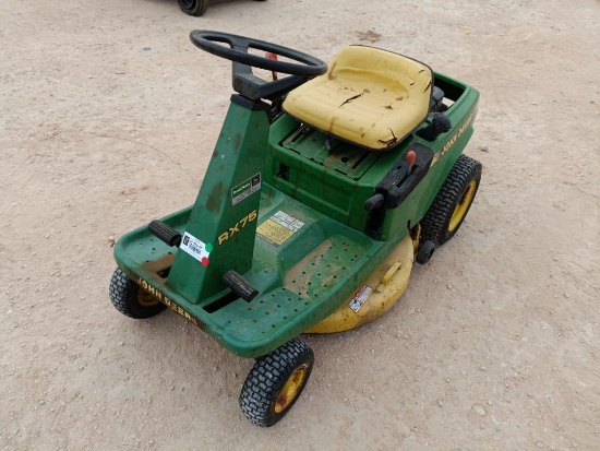 John Deere RX75 Riding Mower | Heavy Construction Equipment Light ...
