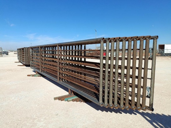 (10) Free Standing 24Ft x Fence Panels (1) w/ 12Ft Gate | Online ...