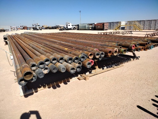 Approx (86) Joints of 31Ft x 4'' Drill Pipe | Online Auctions | Proxibid