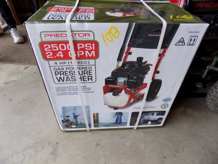 New in Box Predator 2500 PSI 2.4 GPM 4HP Proxibid